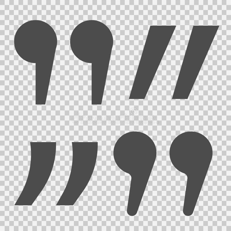 A Quotemarks, Quotation, Quote Speech Mark, Commas Stock Vector ...