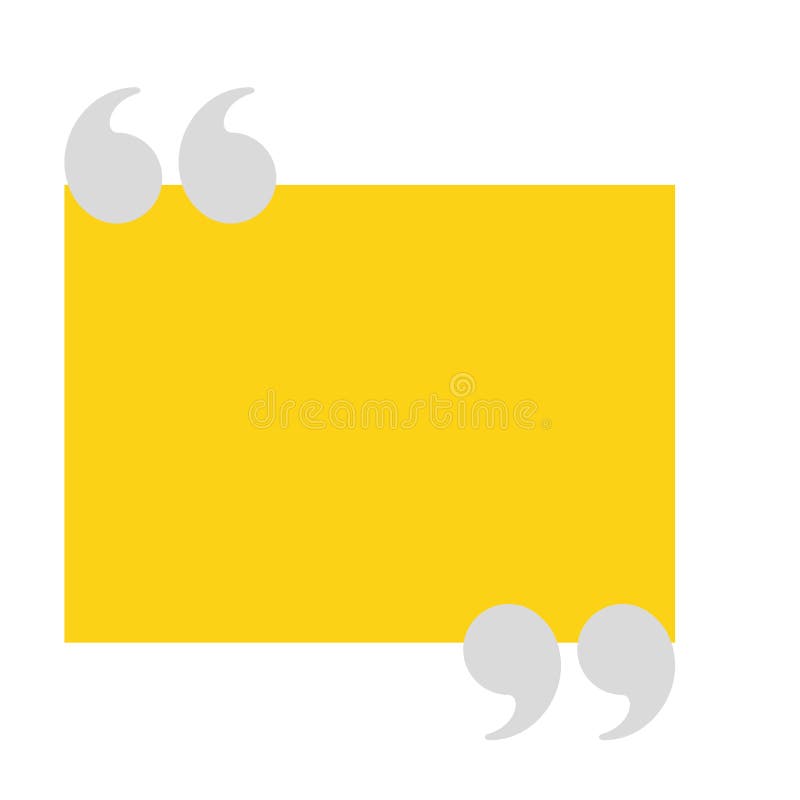 Quotes with Communication Frame Vector Design Stock Vector ...