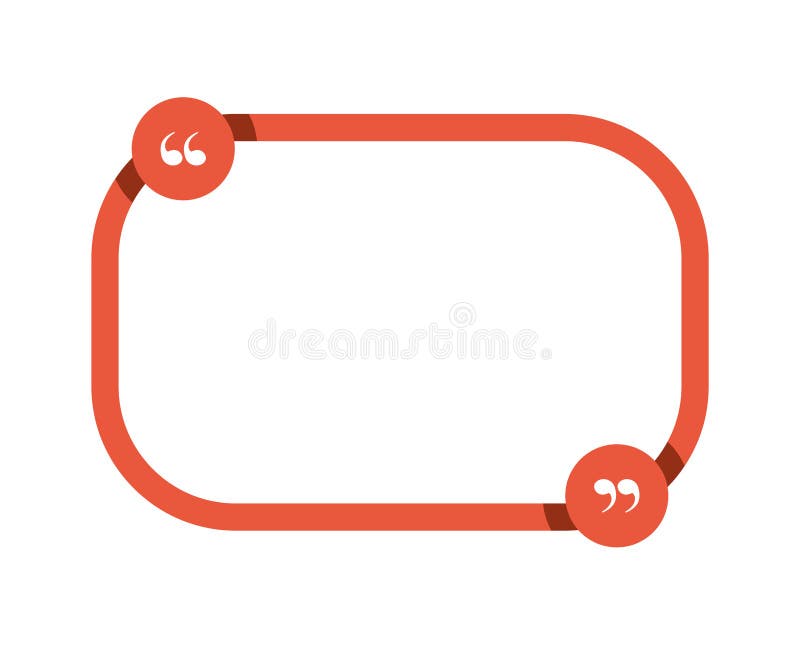 Quotes with Communication Frame Vector Design Stock Vector ...