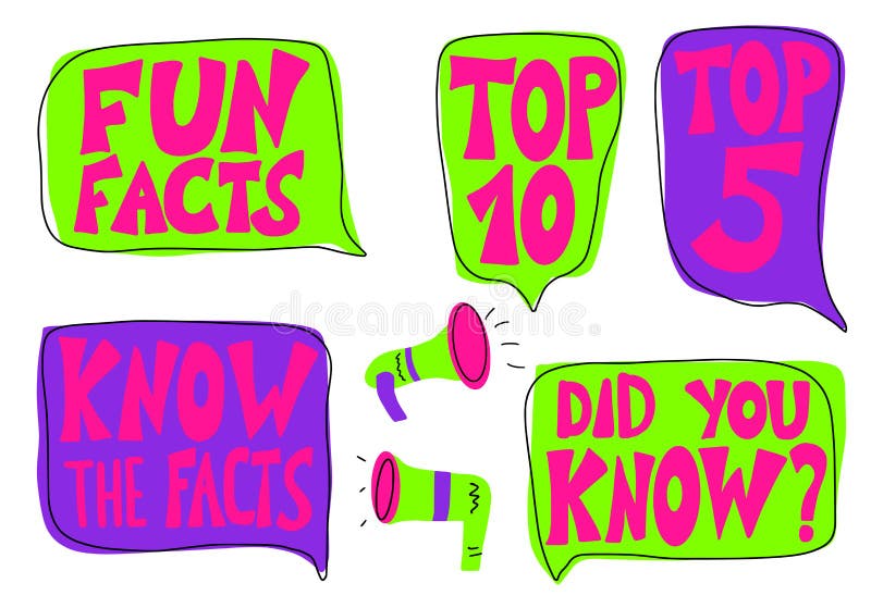 Quotes about Facts Set. Vector Stylized Text. Stock Vector ...