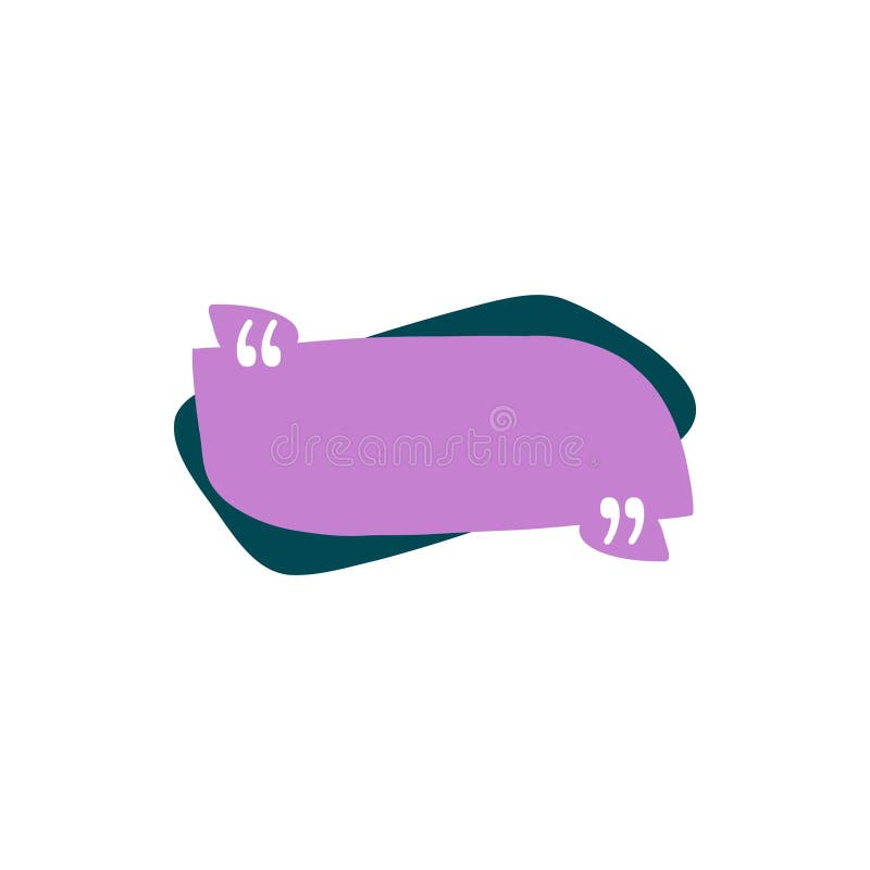 Quotes Frame. Quote Remark, Mention Quotations Frame and Callout Text ...