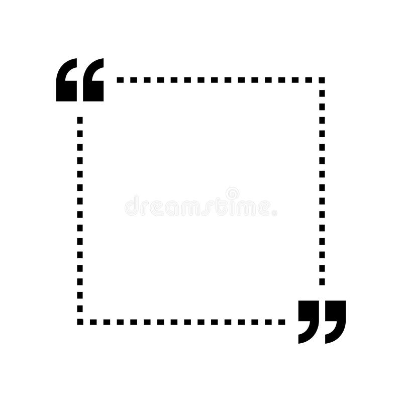 Quotes Icon Vector. Quotemarks Outline, Speech Marks, Inverted Commas ...