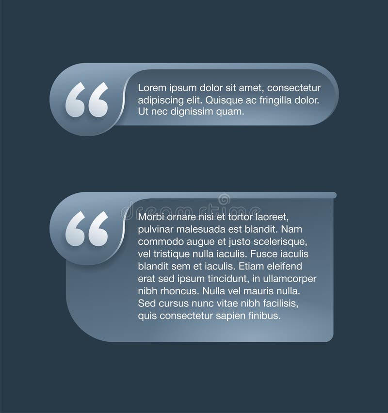 Quote Marks Rounded Vector Stock Illustrations – 16 Quote Marks Rounded ...