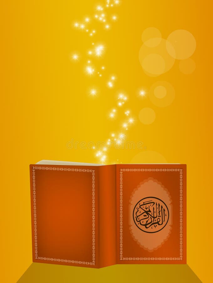 Quran Book stock illustration. Illustration of cute, muslim - 95205858