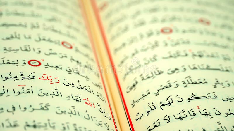 Quran Pages with Arabic Scripts Stock Image - Image of concept, islamic ...