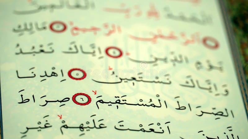 Quran Pages with Arabic Scripts Stock Image - Image of islamist, arabic ...