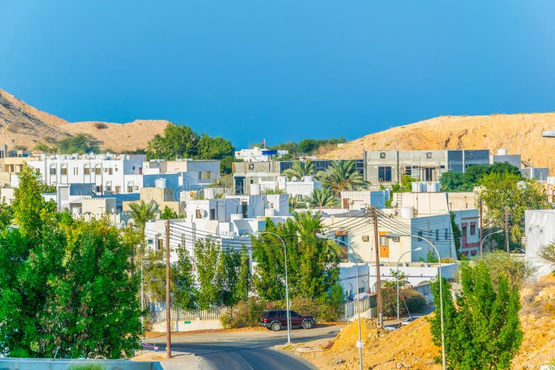Qurm Residential Area in Muscat, Oman....IMAGE Stock Image - Image of ...