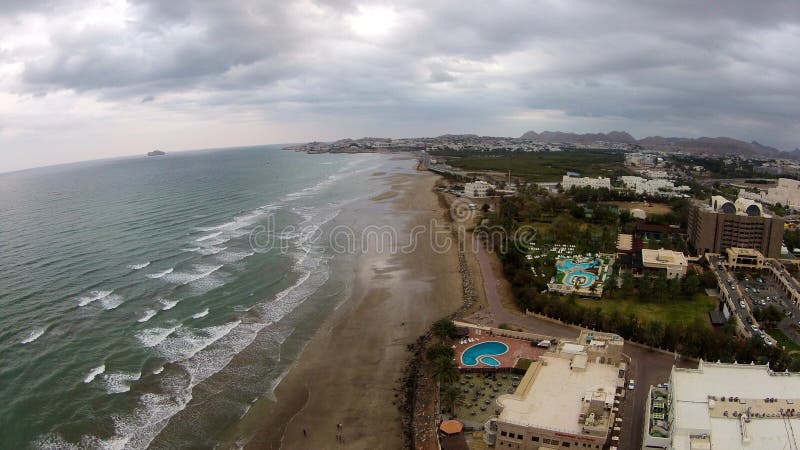 Qurum beach Muscat Oman stock image. Image of midleast - 51679399