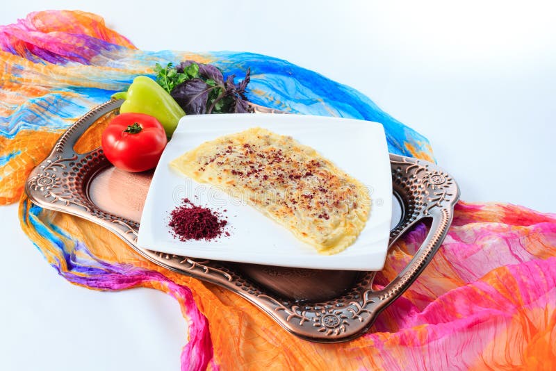 Qutab with Meat in the Plate Stock Image - Image of macro, dinner: 63781791