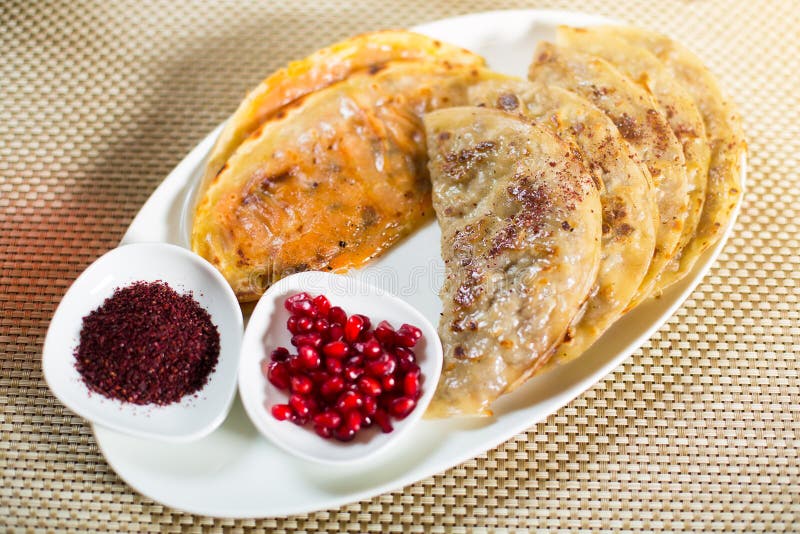 Qutab with Meat in the Plate Stock Photo - Image of gourmet, meal: 88726146