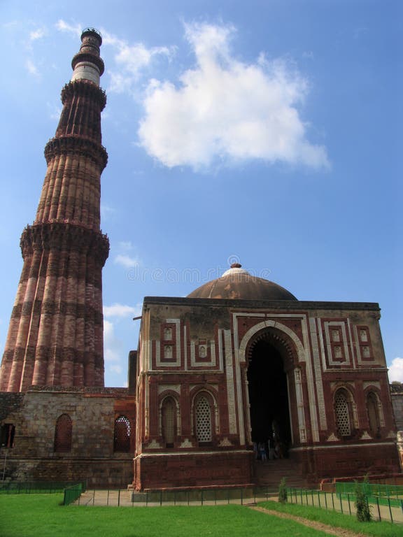 Qutab Minar, Delhi, India stock photo. Image of qutb, mason - 1176980
