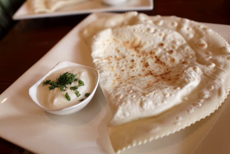 Qutab on the plate stock image. Image of azerbaijani - 31831353