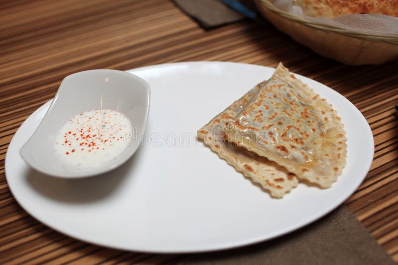Qutab with sauce stock image. Image of eating, kutaby - 37464881
