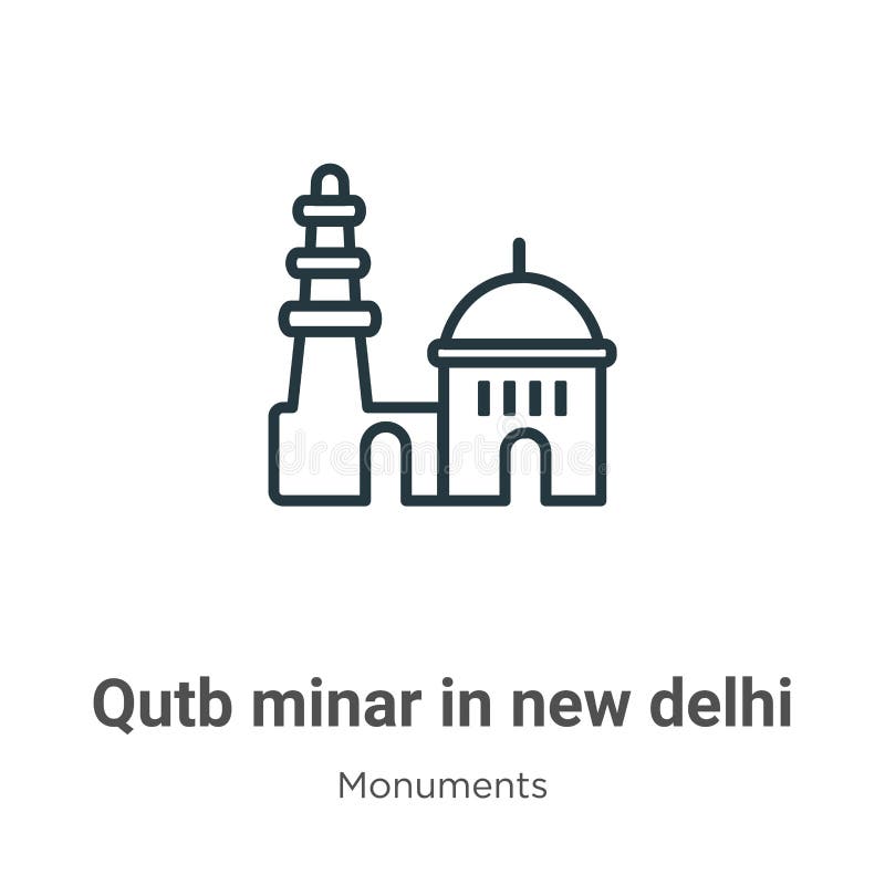 Minar Outline Stock Illustrations – 48 Minar Outline Stock ...