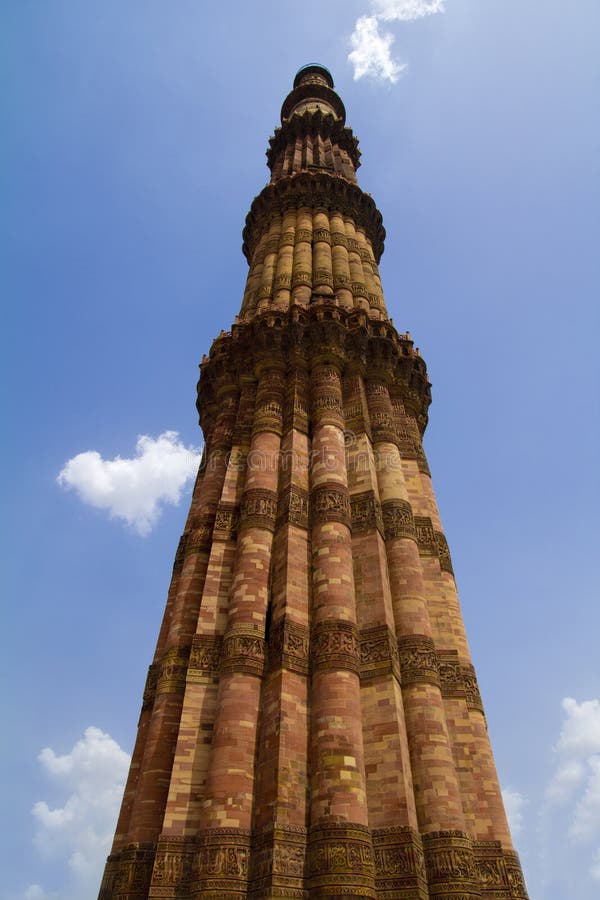 Qutub Minar stock image. Image of heritage, famous, decor - 26927453