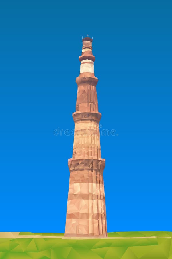 Qutub Minar Stock Illustrations – 846 Qutub Minar Stock Illustrations ...