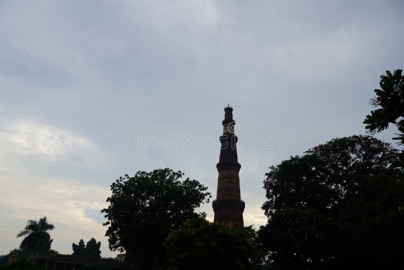 Qutub Minar- Qutab Minar Road, Delhi Image Stock Photo - Image of ...
