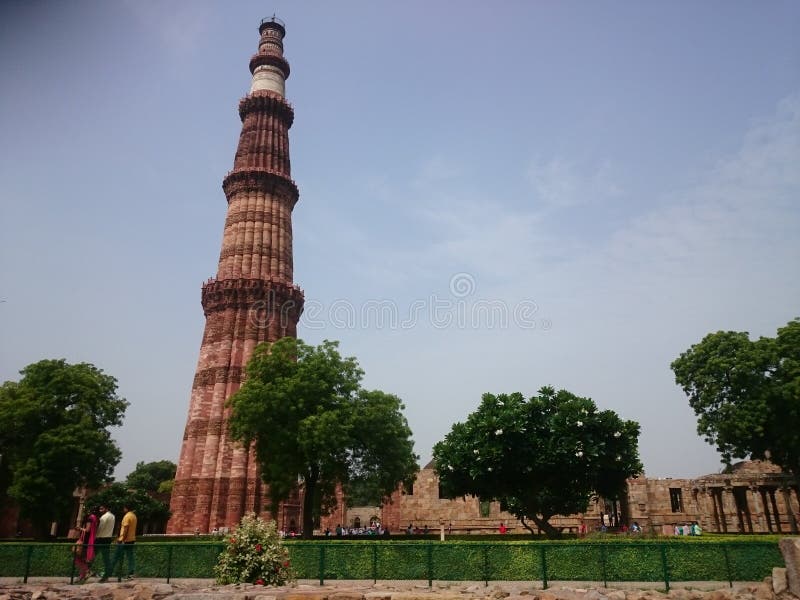 Qutub minar editorial stock photo. Image of minar, delhi - 126882973