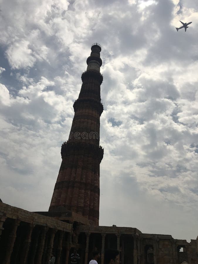 Qutub Minar stock image. Image of worlds, minar, largest - 199360067