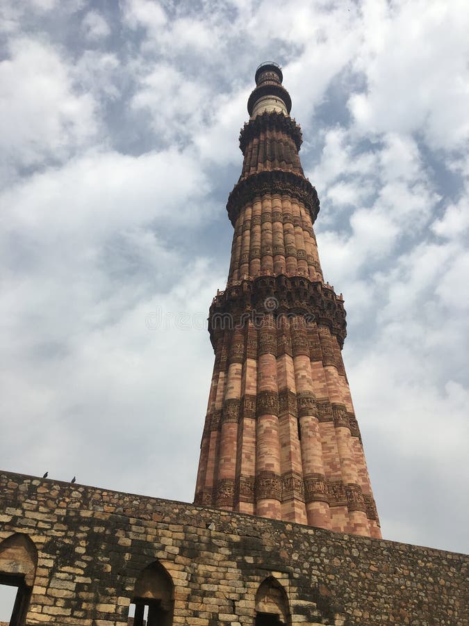 Qutub Minar stock photo. Image of qutub, beautiful, worlds - 199360116