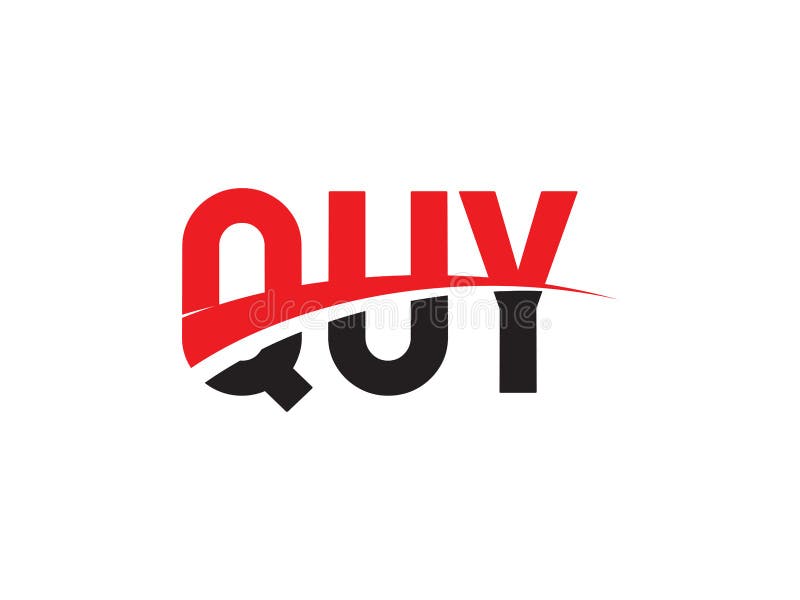 QUY Letter Initial Logo Design Vector Illustration Stock Vector ...