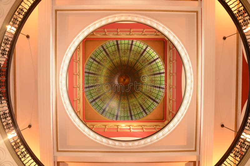 QVB Ceiling stock photo. Image of cream, circle, colour - 71499352
