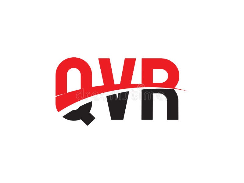 QVR Letter Initial Logo Design Vector Illustration Stock Vector ...