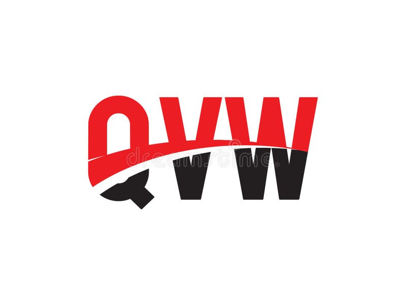 QVW Letter Initial Logo Design Vector Illustration Stock Vector ...