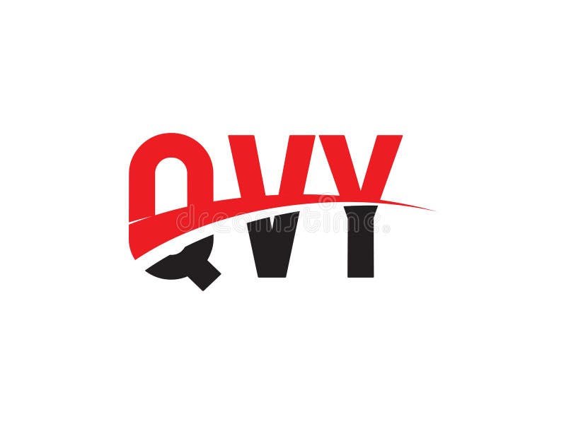 QVY Letter Initial Logo Design Vector Illustration Stock Vector ...
