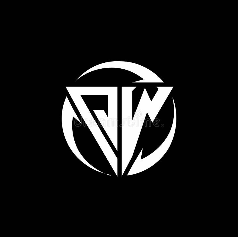 QW Logo Monogram Design Template Stock Vector - Illustration of graphic ...