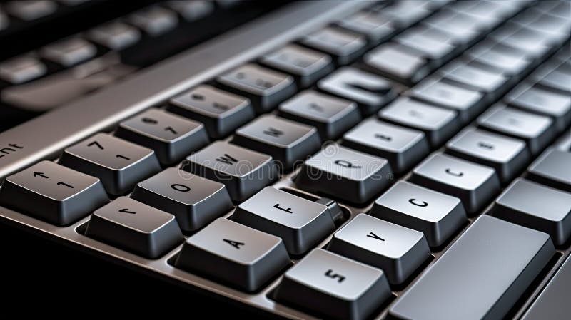 Qwerty alphabet technology stock illustration. Illustration of software ...