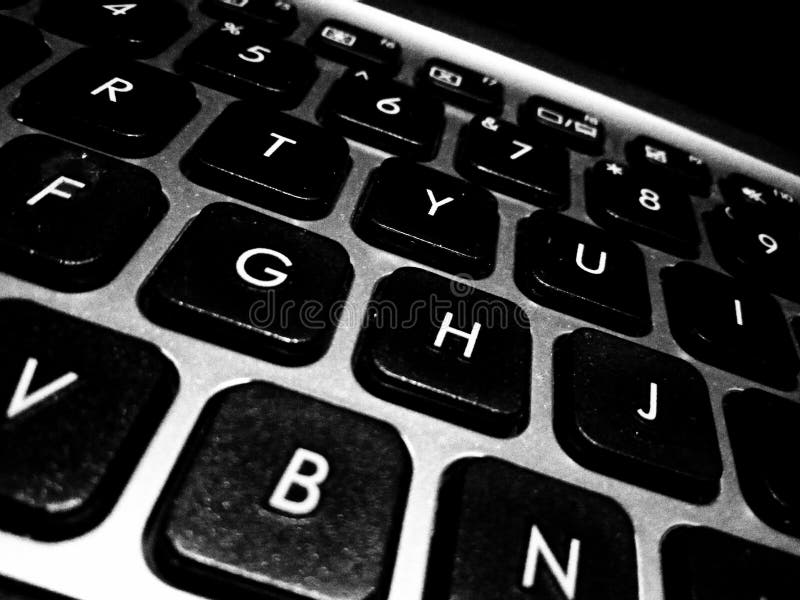 Qwerty Computer Keyboard Keys Stock Image - Image of keyboard, alphabet ...