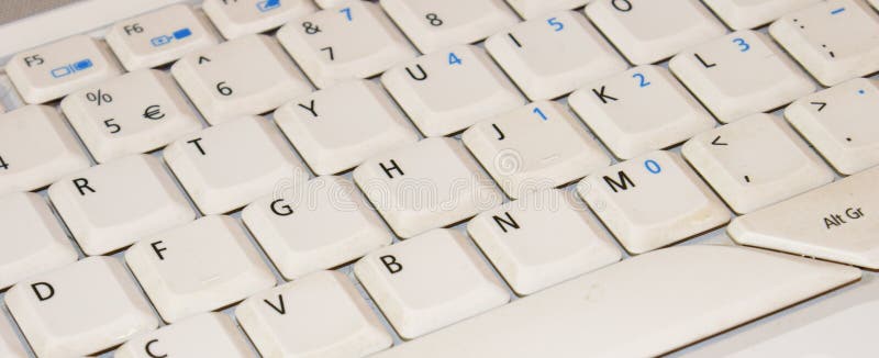 QWERTY Keyboards stock photo. Image of laptop, keyboard - 10016170