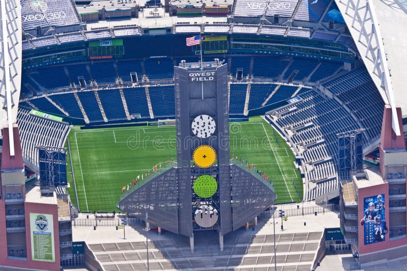 QWEST Field Football Stadium Seattle Editorial Image - Image of ...