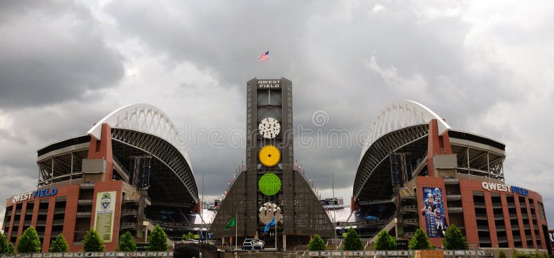 Qwest field stadium editorial stock photo. Image of matches - 9872113