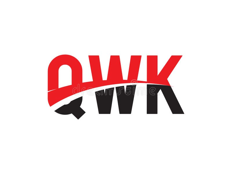 QWK Letter Initial Logo Design Vector Illustration Stock Vector ...