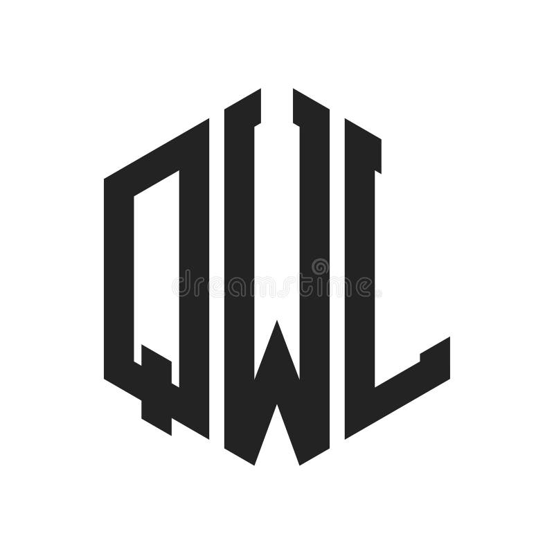 QWL Logo Design. Initial Letter QWL Monogram Logo Using Hexagon Shape ...
