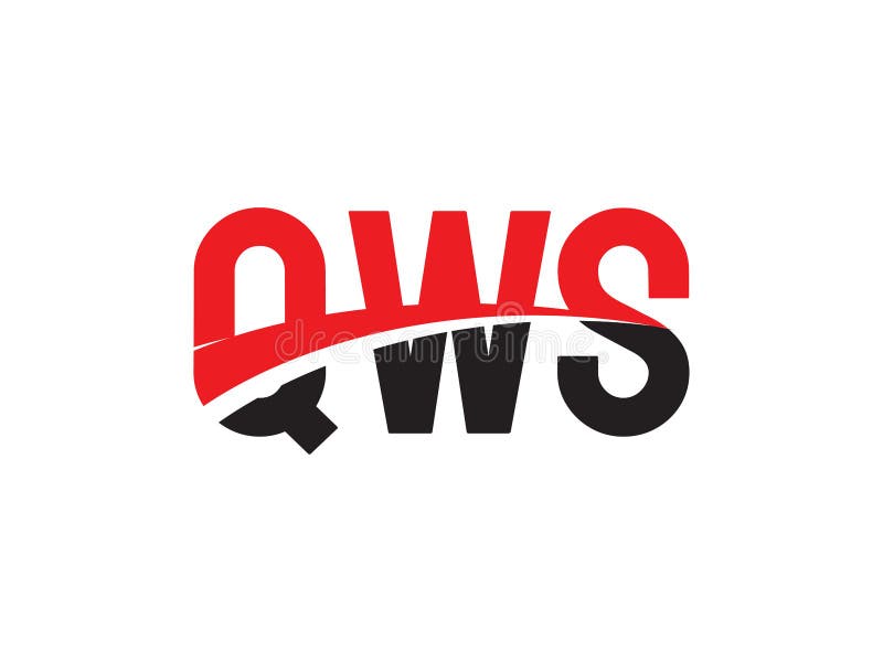 QWS Letter Initial Logo Design Vector Illustration Stock Vector ...