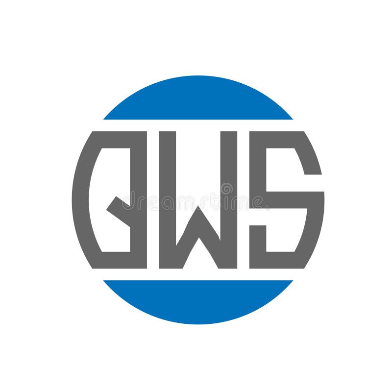 QWS Letter Logo Design on White Background. QWS Creative Initials ...