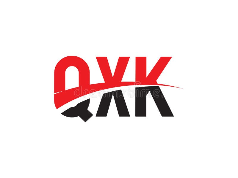 QXK Letter Initial Logo Design Vector Illustration Stock Vector ...