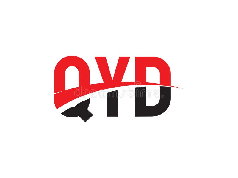 QYD Letter Initial Logo Design Vector Illustration Stock Vector ...