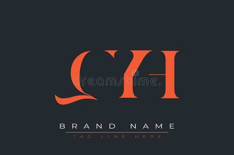 QYH Abstract Letter Logo Design Stock Illustration - Illustration of ...