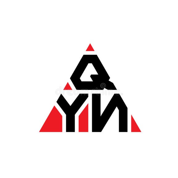 QYN Triangle Letter Logo Design with Triangle Shape. QYN Triangle Logo ...
