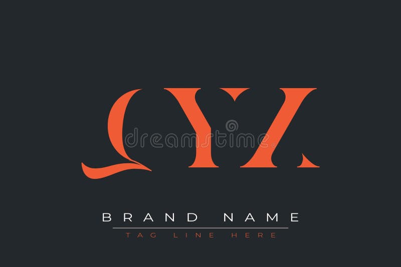 QYX Abstract Letter Logo Design Stock Illustration - Illustration of ...