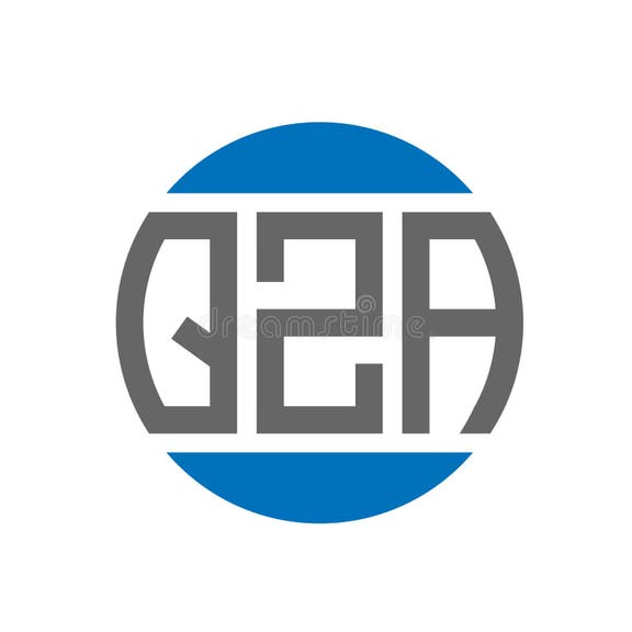 QZA Letter Logo Design on White Background. QZA Creative Initials ...