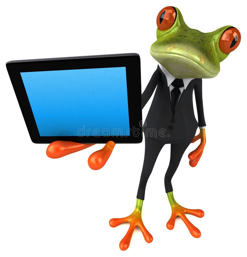 Rã do divertimento ilustração stock. Ilustração de olho - 72180220