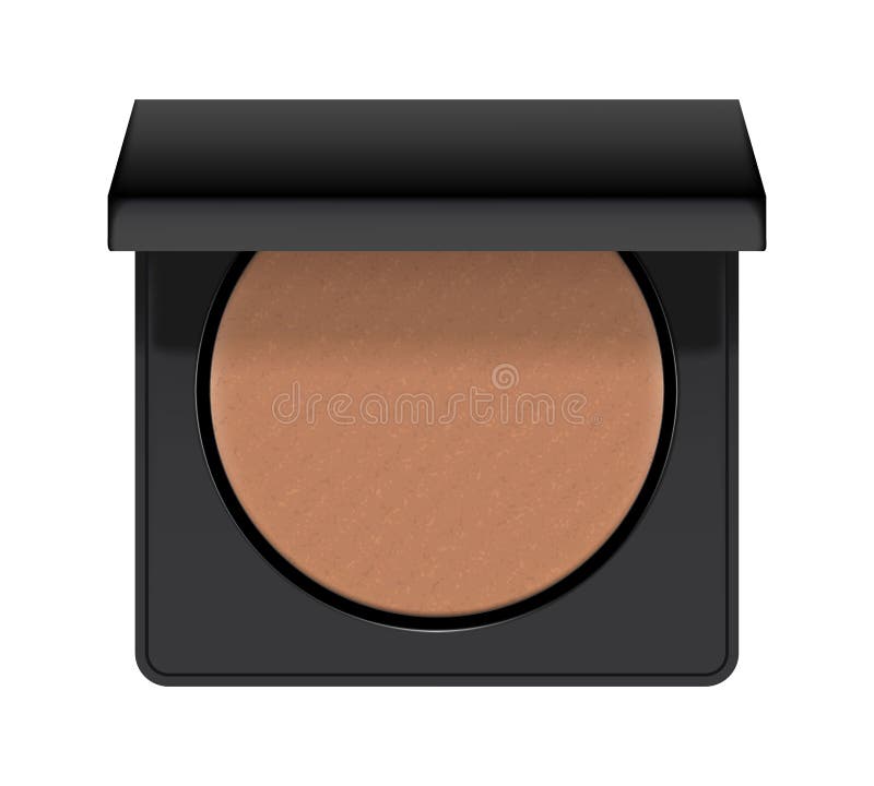 Réaliste Du Cas Avec Le Bronzer Illustration de Vecteur - Illustration ...