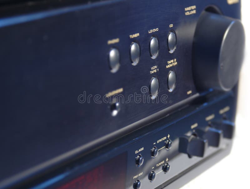 Récepteur image stock. Image du stéréo, électronique, appareil - 34573