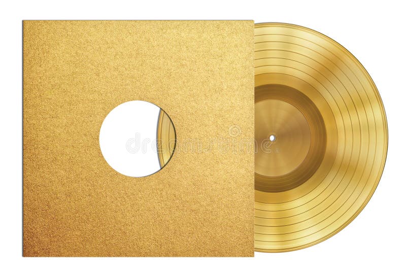 Récompense Record De Disque De Musique D'or à L'intérieur Du Cadre D'or ...