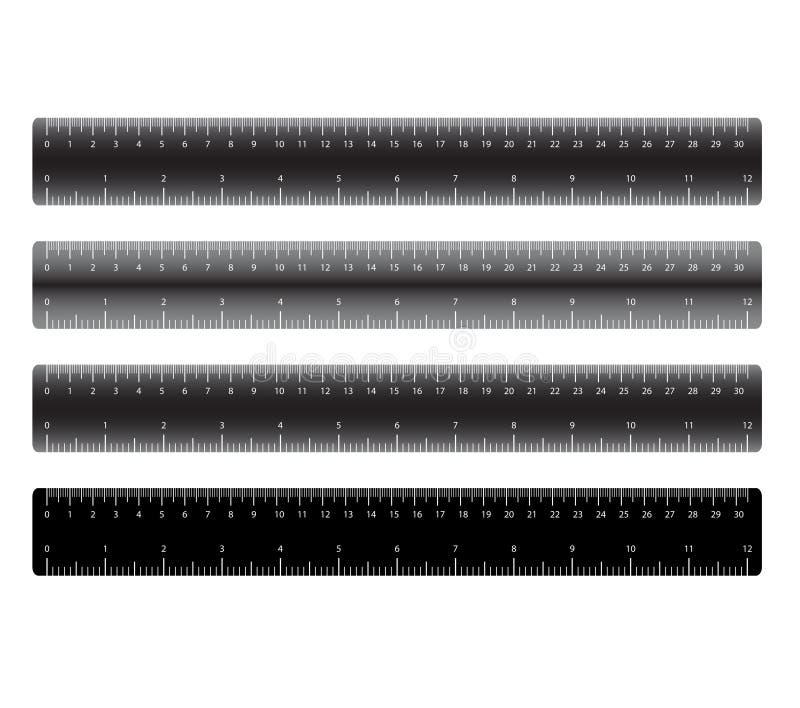 Régua do vetor ilustração stock. Ilustração de ilustrador - 45430150